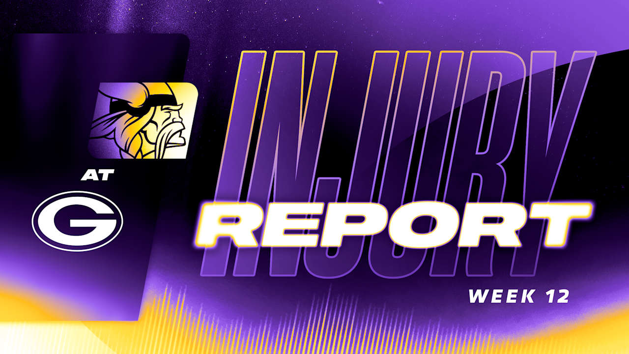 Final Vikings vs. Packers Injury Report for Week 12 of 2025