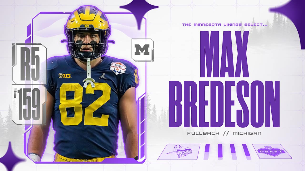 2026 NFL Draft: Fullback Max Bredeson, Michigan, Draft Pick 159