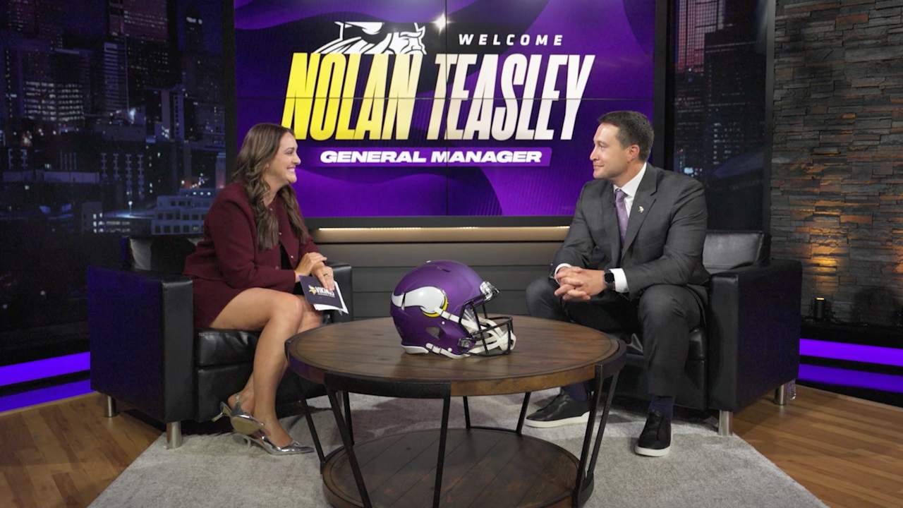 Nolan Teasley Talks Excitement of Becoming Vikings General Manager ...