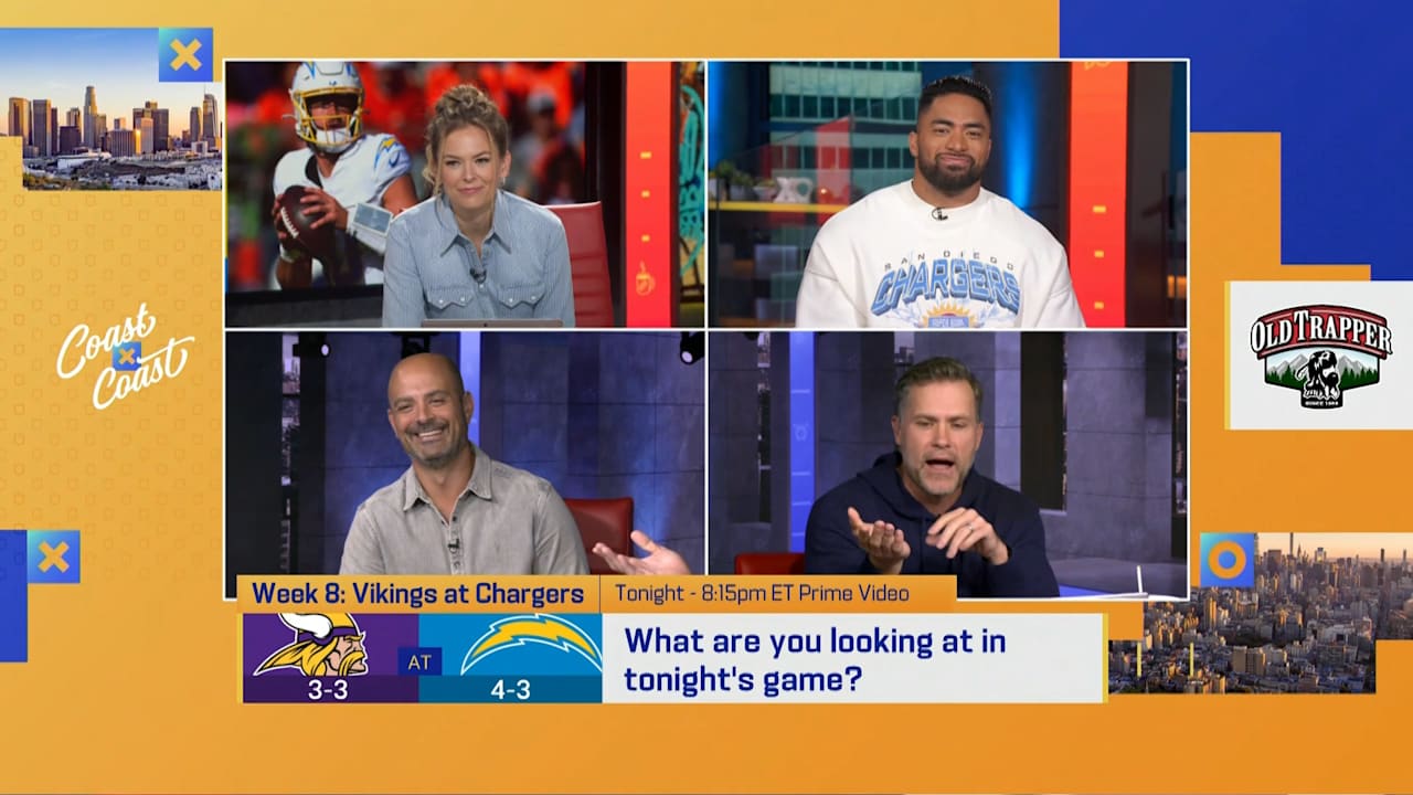 GMFB Previews Vikings-Chargers 'TNF' Matchup