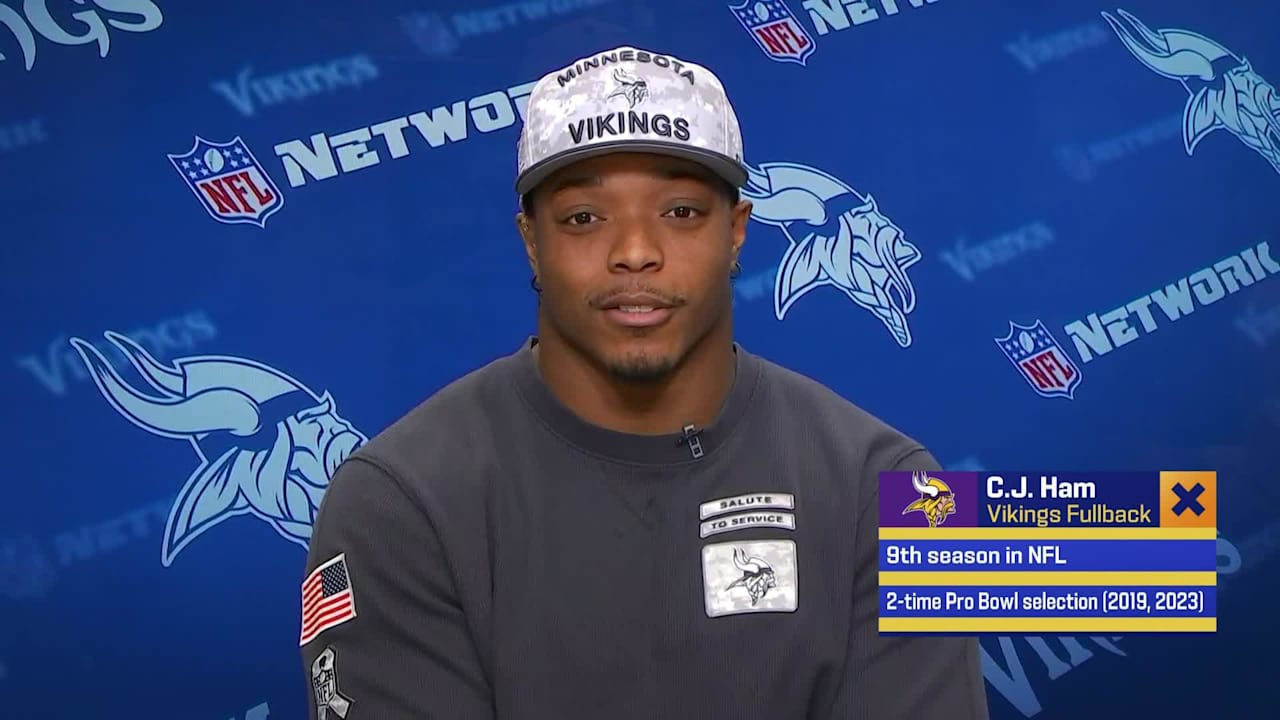 C.J. Ham Reacts to Being Vikings Walter Payton NFL Man of the Year ...