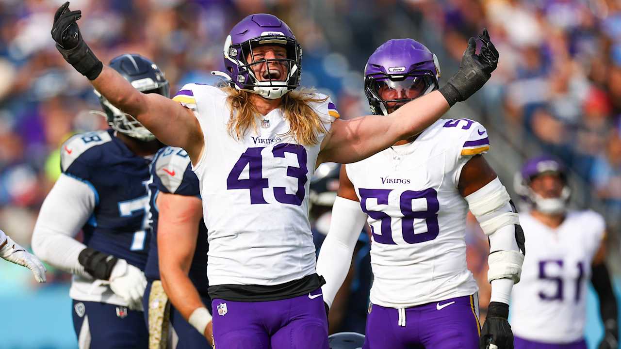 Vikings Edge Rushers Lead Charge with 4 of 5 Sacks & 7 QB Hits in Win ...