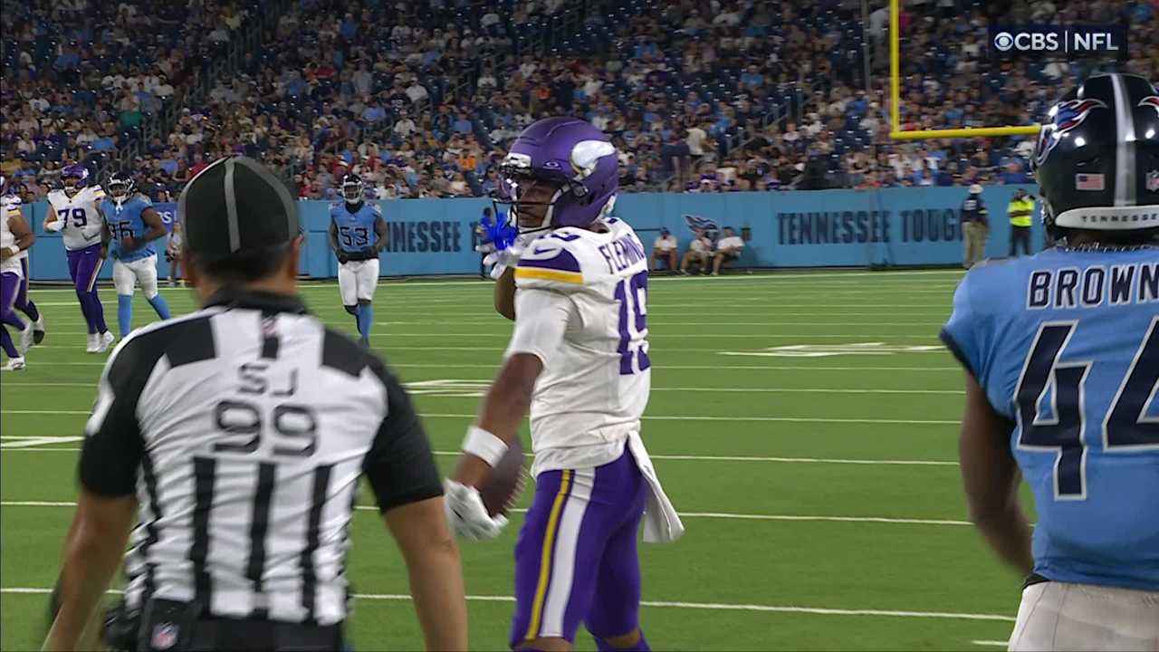 Max Brosmer's 36-Yard Rainbow Lands In Dontae Fleming's Hands