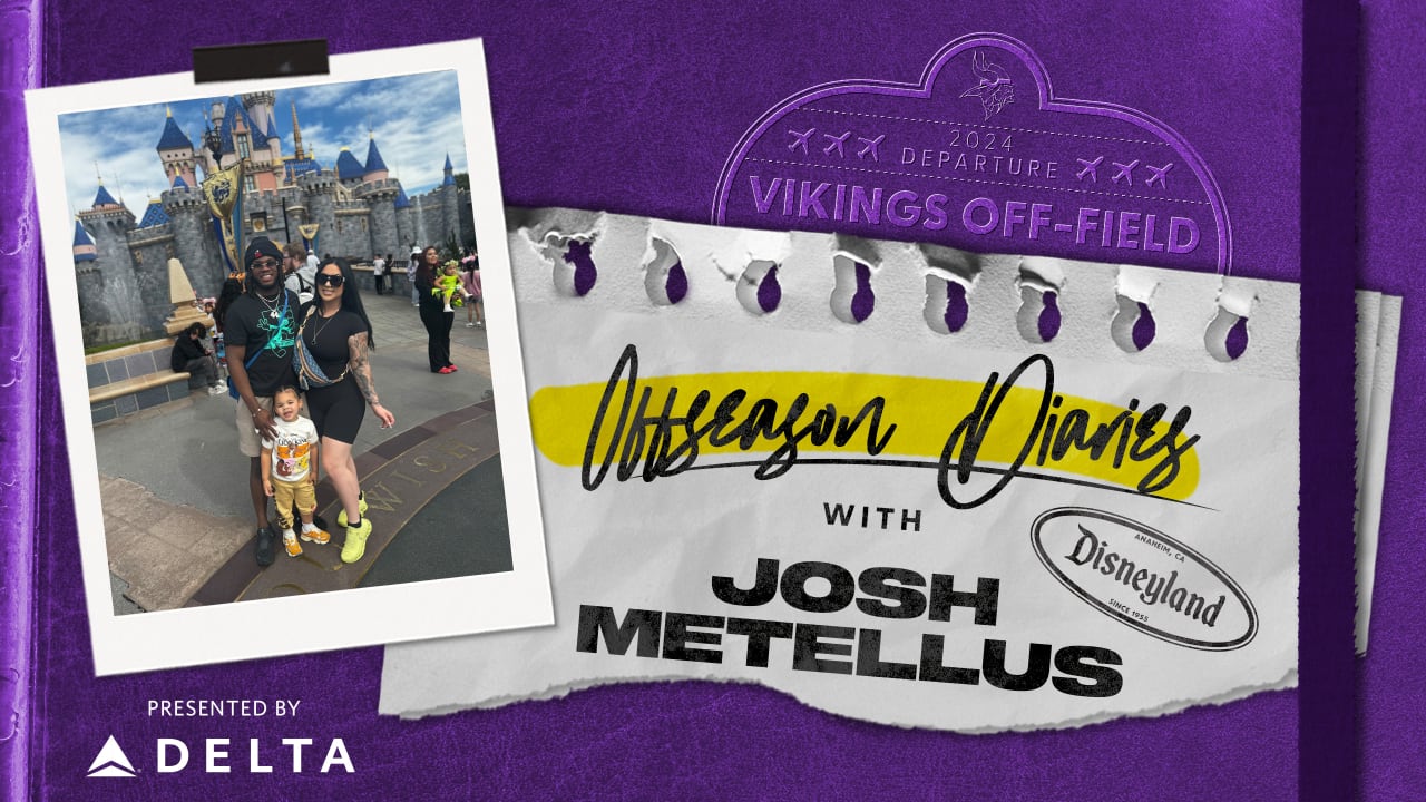 Vikings Offseason Diaries: Josh Metellus & Family Take Disneyland Vacay