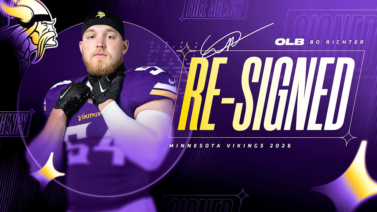 Re-Sign Outside Linebacker Bo Richter & Running Back Zavier Scott