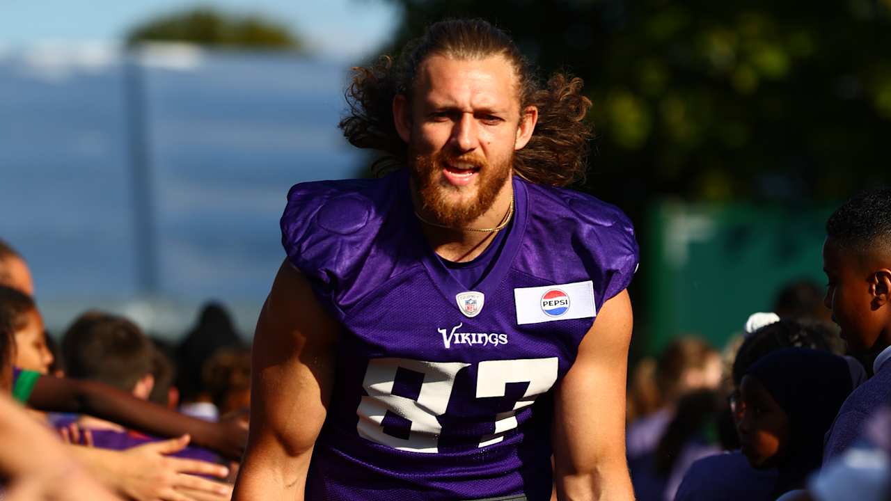 T.J. Hockenson Returns to Practice in United Kingdom