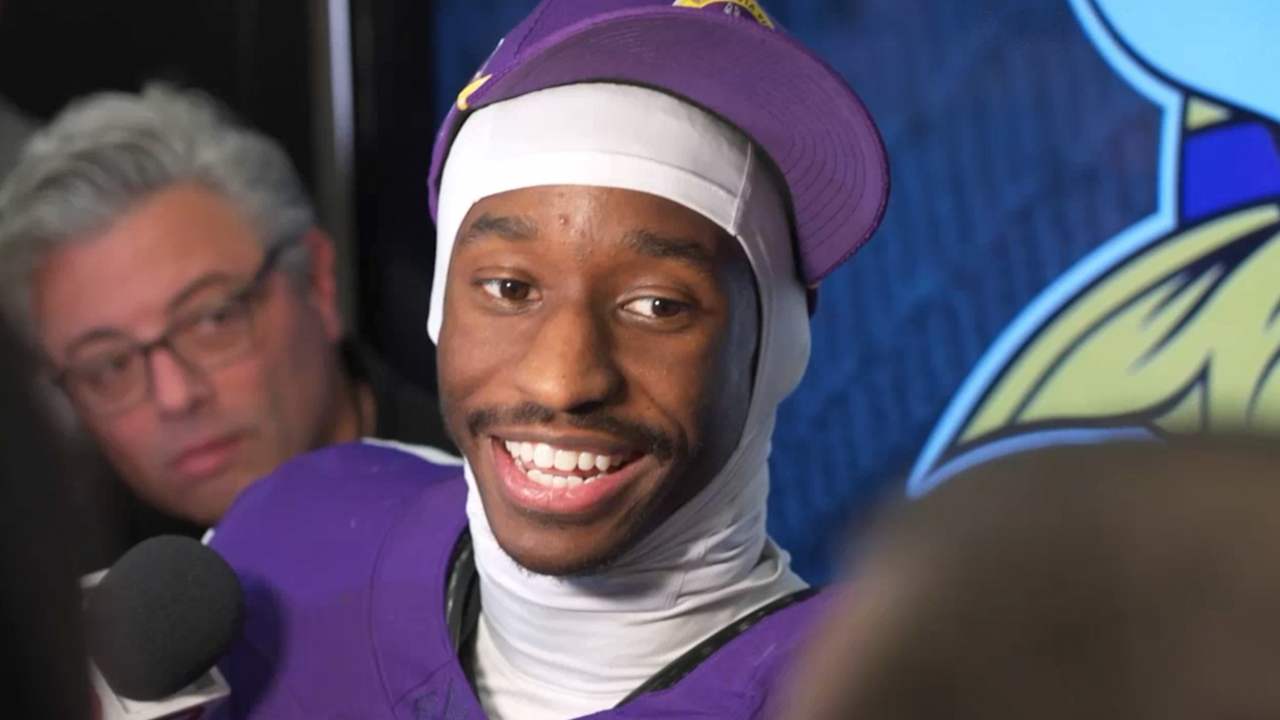 Jordan Addison on His Three-Touchdown Performance vs. Falcons, Sam ...