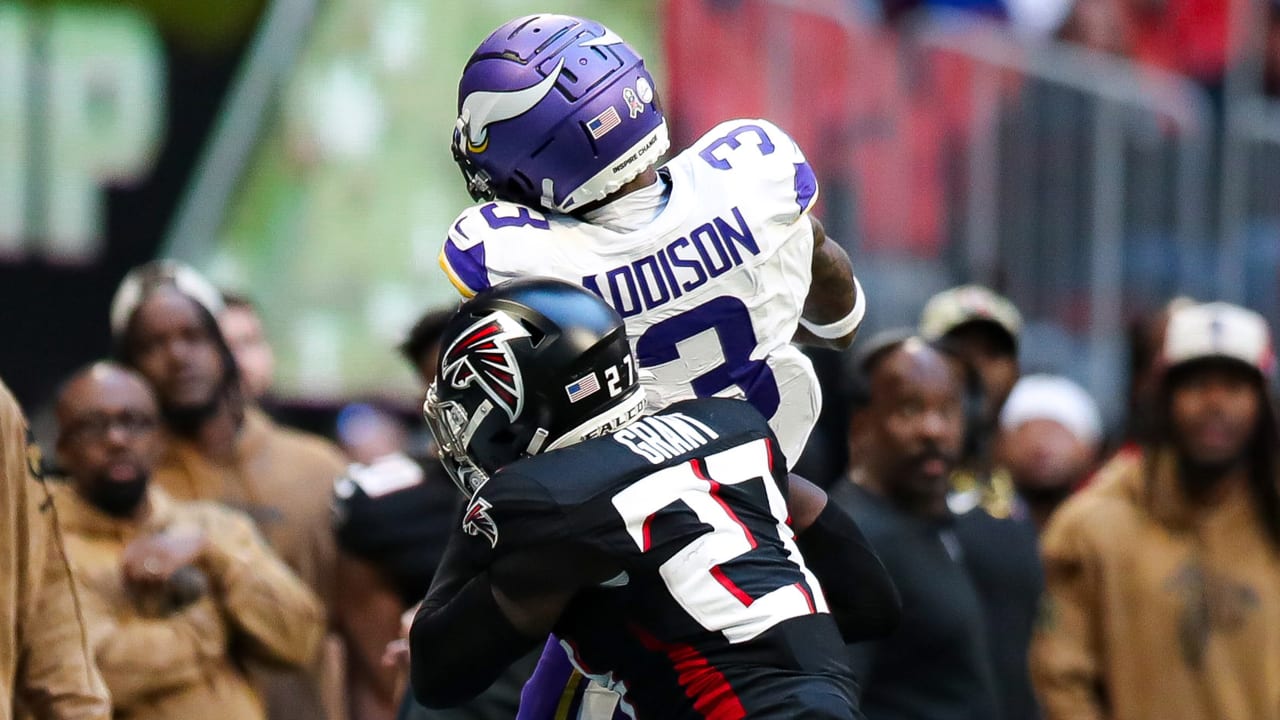 Can't-Miss Play: Addison Leaps For Insane Sideline Grab