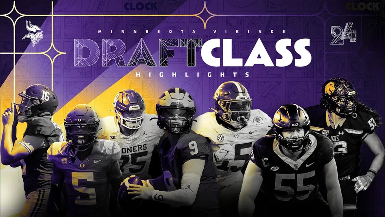 Full Highlights of All 7 Members of The Vikings 2024 Draft Class