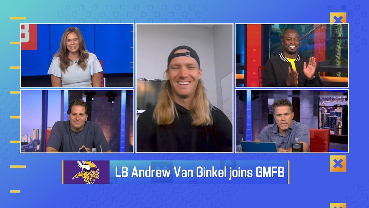 Andrew Van Ginkel Joins 'GMFB' To Talk About His Monster Vikings Debut