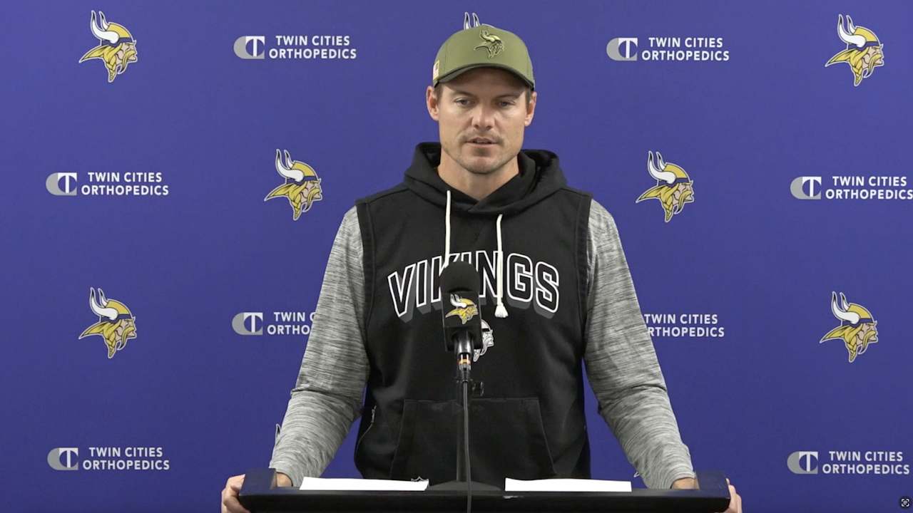 Kevin O'Connell on Carson Wentz's Shoulder Injury, J.J. McCarthy ...