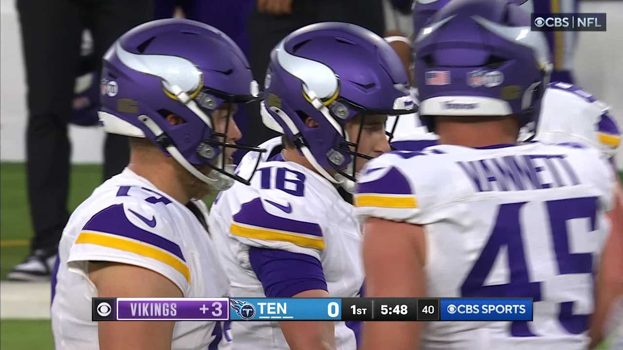 Will Reichard's 42-Yard FG Gives Vikings Early Lead