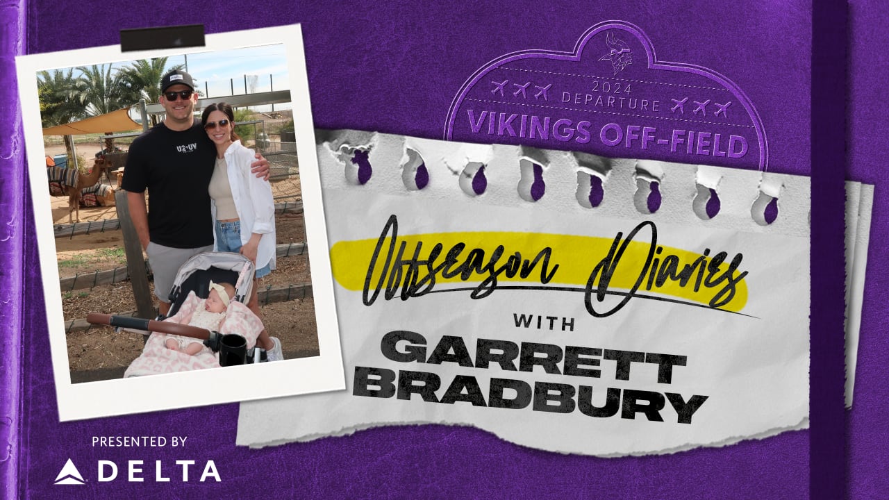 Vikings Offseason Diaries: 1st-Time Dad Garrett Bradbury in Swing of Things