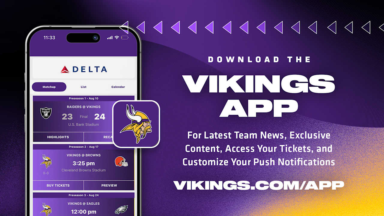 Vikings & YinzCam Launch New Vikings Mobile App for Fans