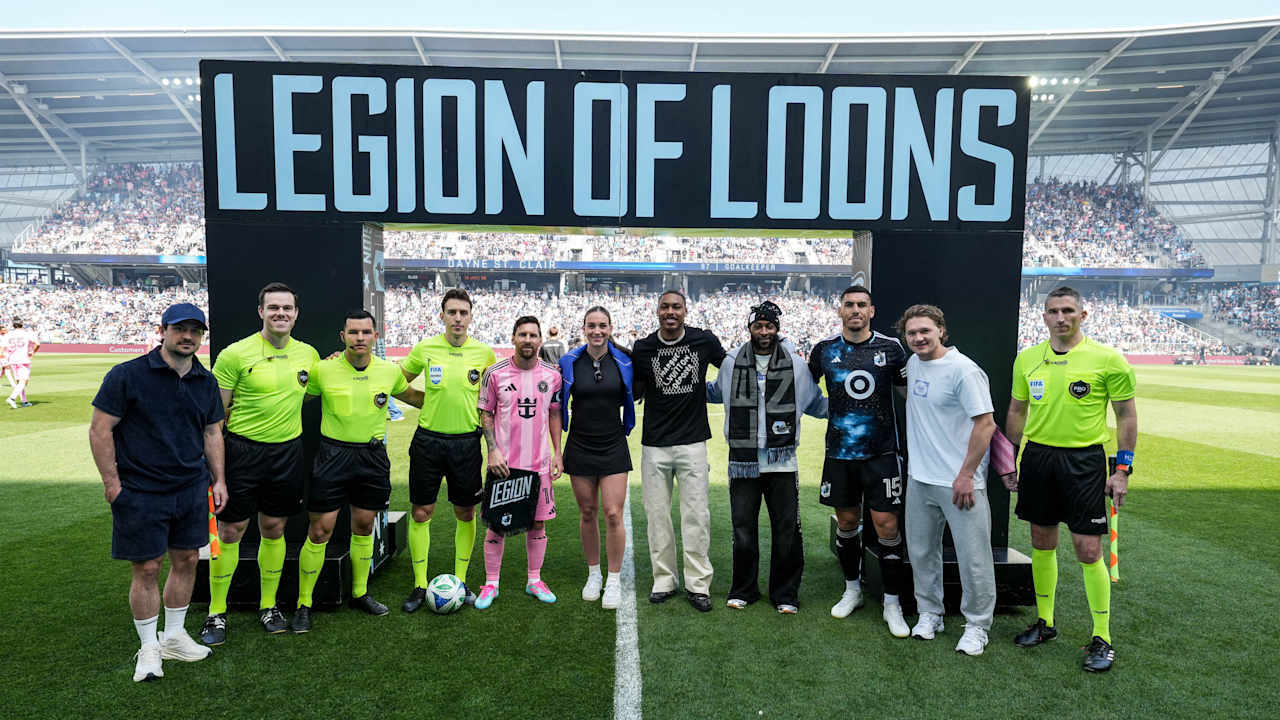 Vikings Players Attend Minnesota United Game Against Inter Miami CF