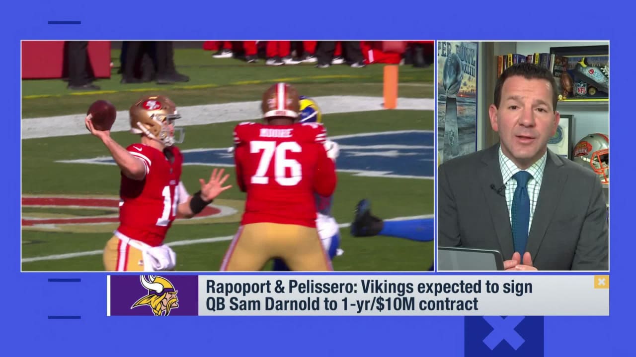 Rapoport: Vikings Sign QB Sam Darnold To One-Year Deal