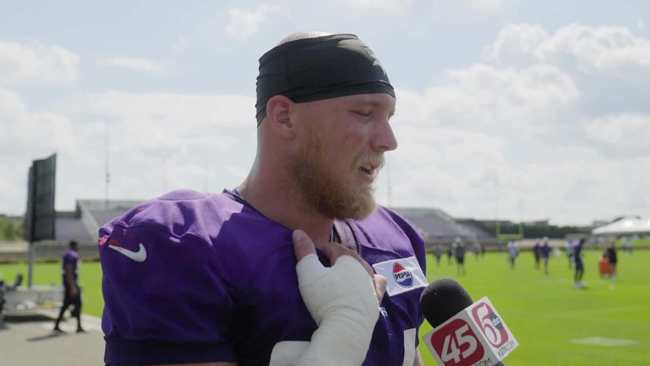 Minnesota Vikings Team Press Conferences: Bo Richter & Kahlef Hailassie ...