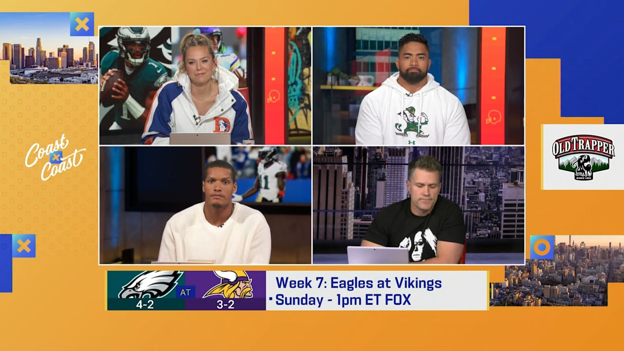 'GMFB' Previews Eagles vs. Vikings Week 7 Matchup