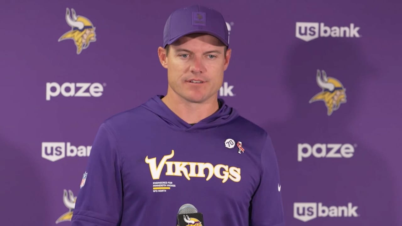 Kevin O'Connell Breaks Down Monday's Win Over Bears, J.J. McCarthy's Regular Season Debut and More