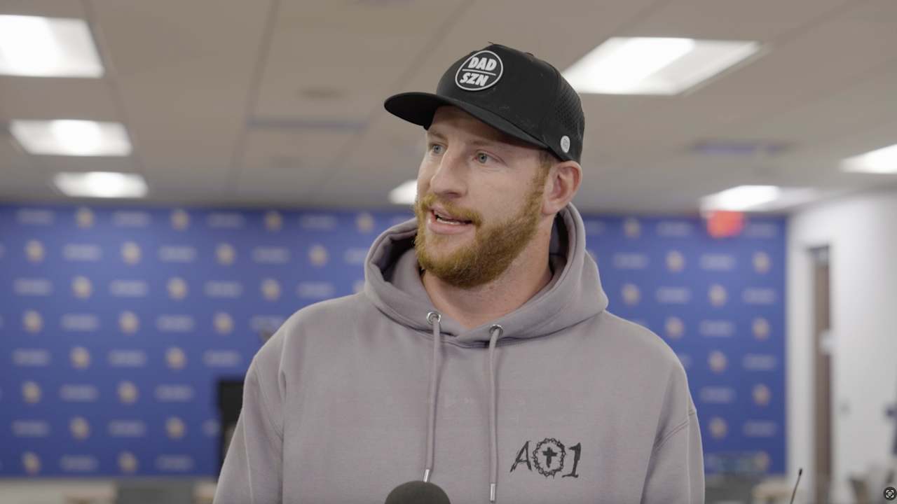 Carson Wentz Talks Season-Ending Shoulder Injury & His Decision To Keep ...