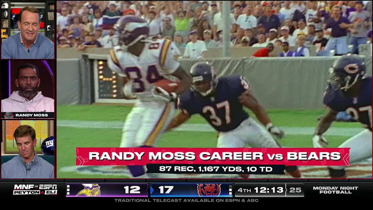 Randy Moss Talks About His Success Against Bears