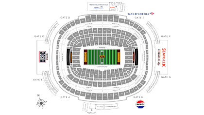 Fedex Stadium Seating Plan Maps And Seating Charts Acrisure Stadium