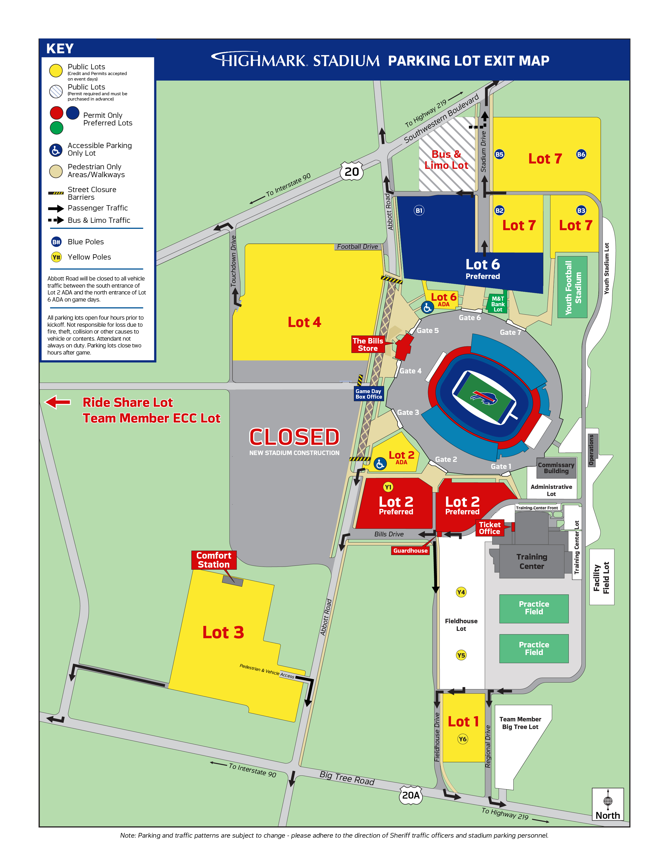 Buffalo Bills Highmark Stadium Parking | Highmark Stadium | Buffalo ...