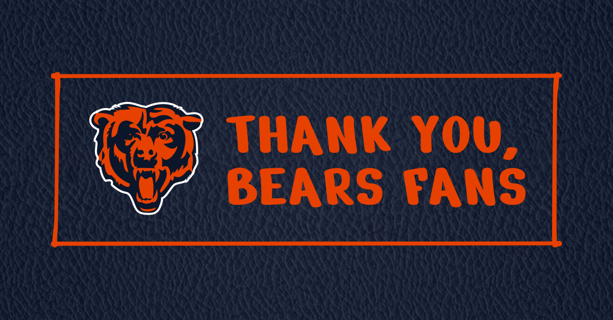Week 2 - Bears at Texans | Thank You Bears Fans | Chicago Bears